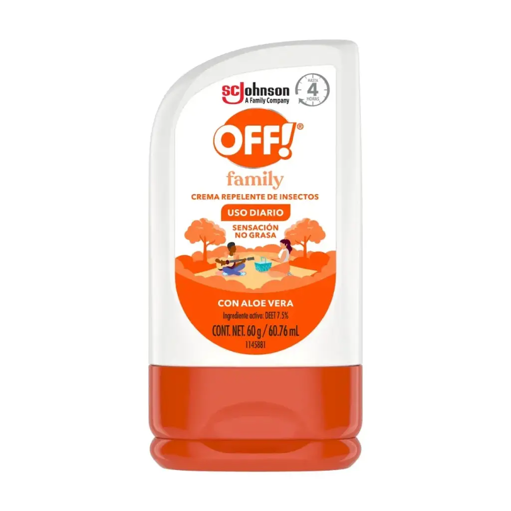 REPELENTE OFF FAMILY CREMA 60G | Farmacias MV